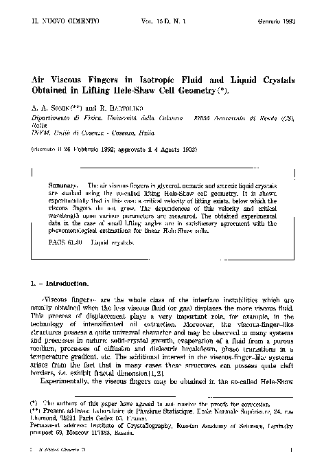 (PDF) Air viscous fingers in isotropic fluid and liquid crystals ...