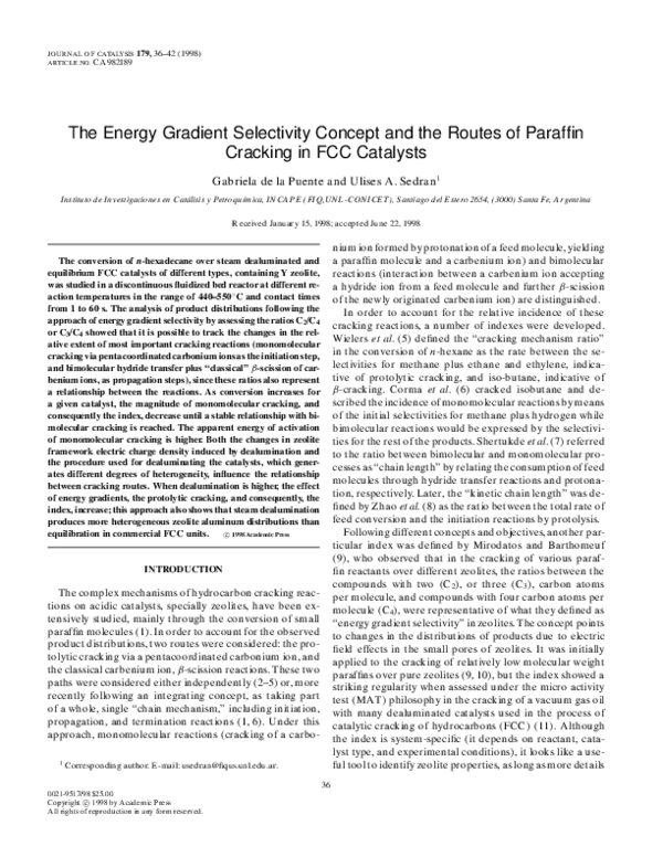 (PDF) The Energy Gradient Selectivity Concept and the Routes of ...