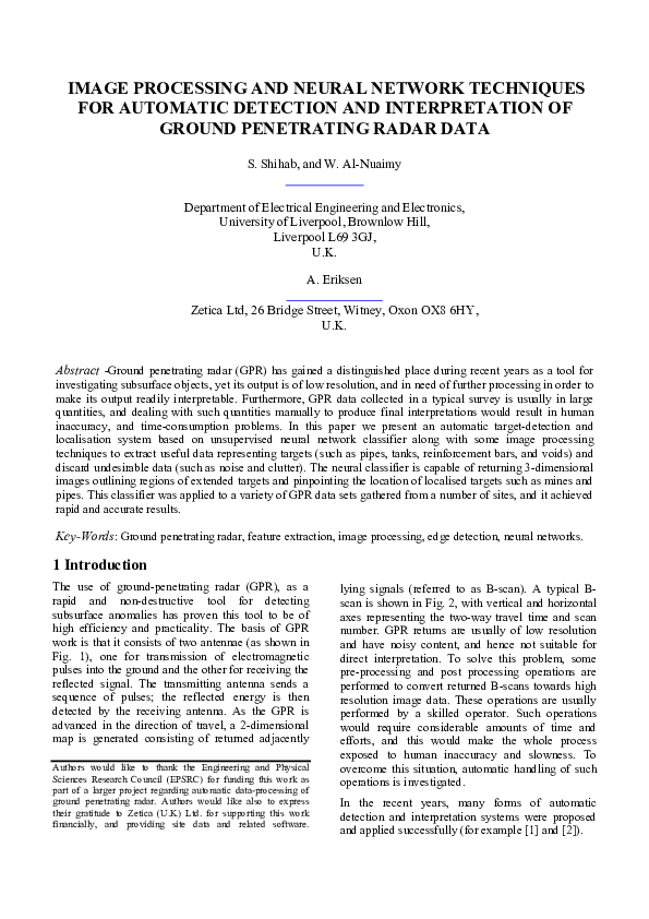 (PDF) Image Processing and Neural Network Techniques for Automatic ...