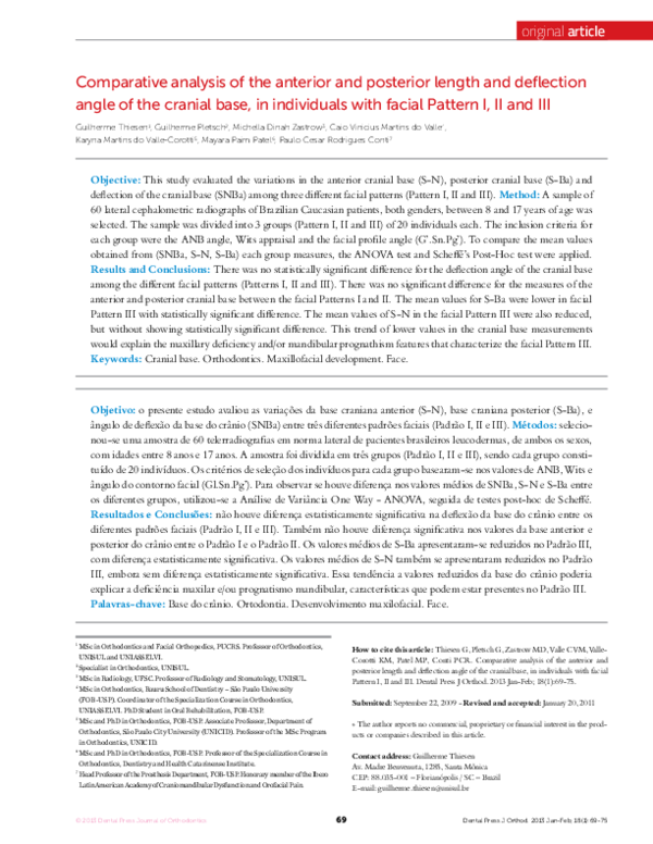 (PDF) Comparative analysis of the anterior and posterior length and ...