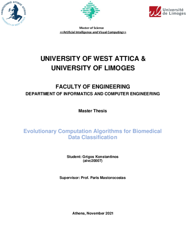 (PDF) Bat Algorithm for Biomedical Data Classification