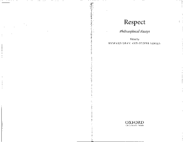 (PDF) Respect: A History