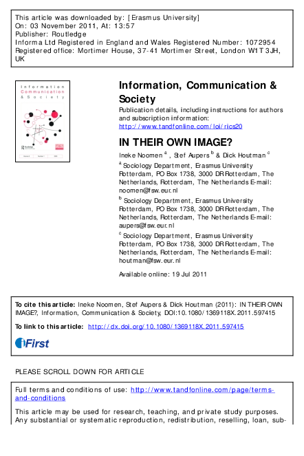 (PDF) In Their Own Image?