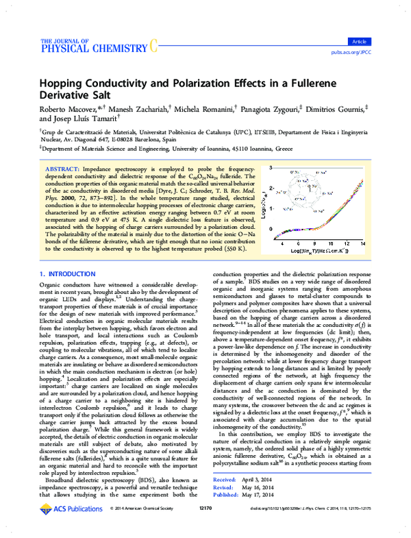 (PDF) Hopping Conductivity and Polarization Effects in a Fullerene ...