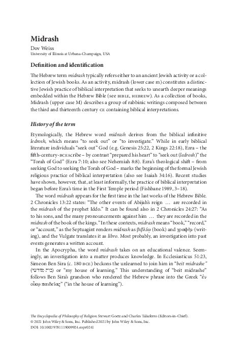 (PDF) Midrash