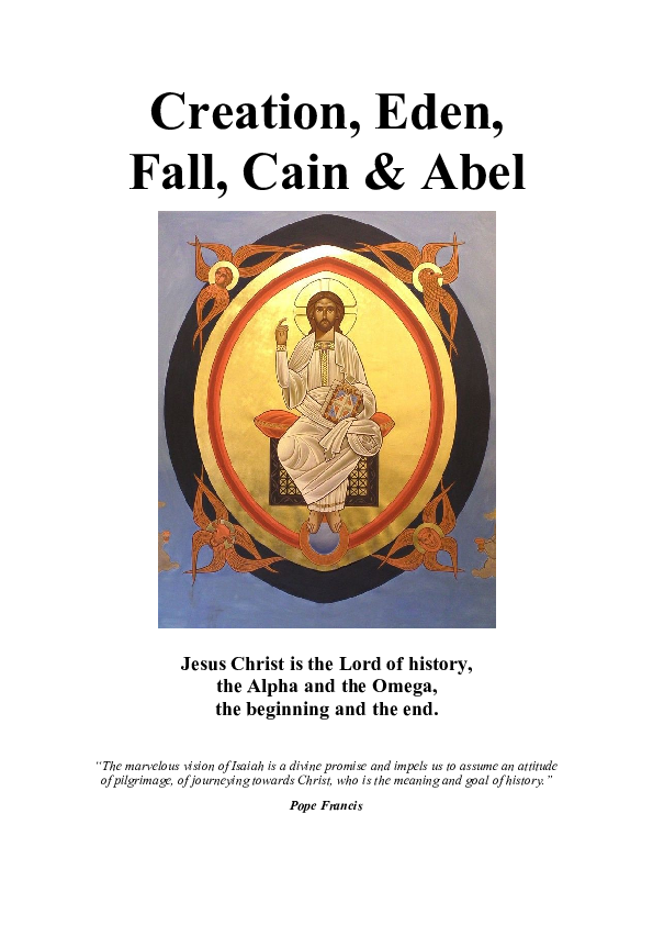 (DOC) Creation, Eden, Fall, Cain and Abel