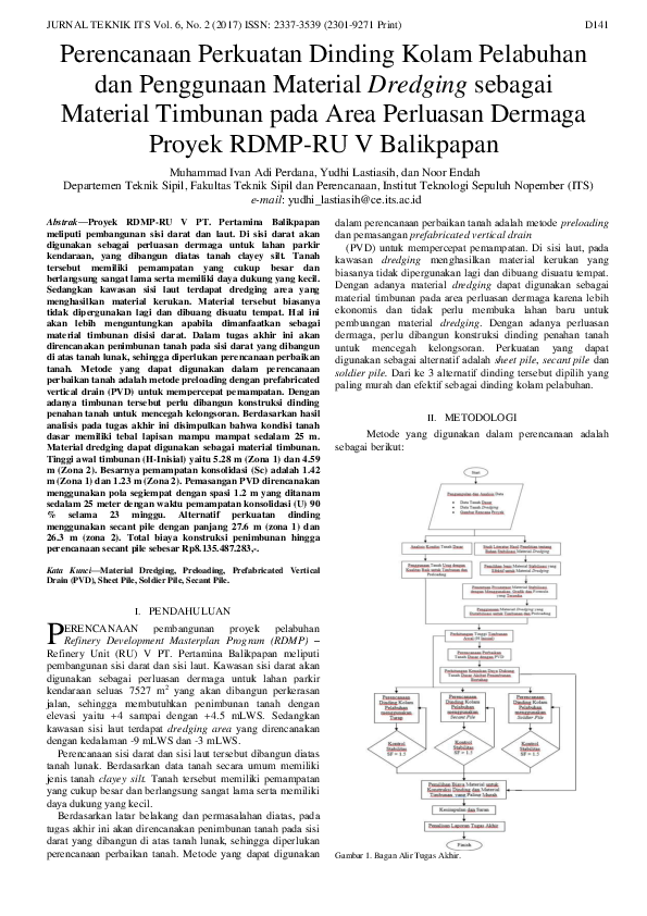 (PDF) Perencanaan Perkuatan Dinding Kolam Pelabuhan dan Penggunaan ...