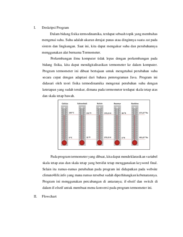 (PDF) Studi Kasus : Konversi Suhu Termometer Sederhana Menggunakan Java