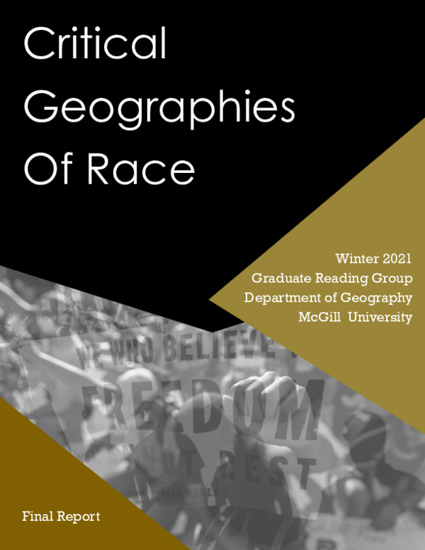 (PDF) Critical Geographies Of Race