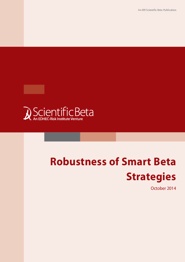(PDF) Robustness of Smart Beta Strategies