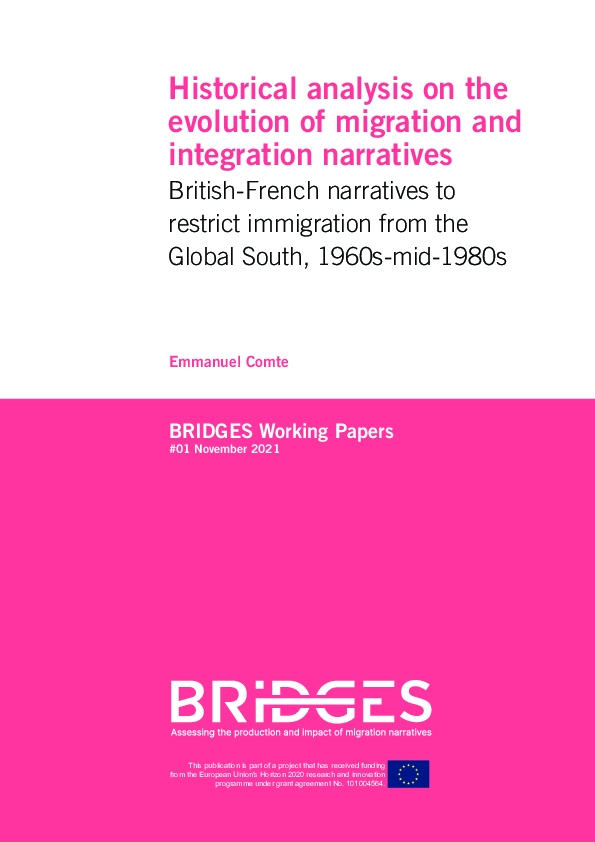 (PDF) Historical analysis on the evolution of migration and integration ...