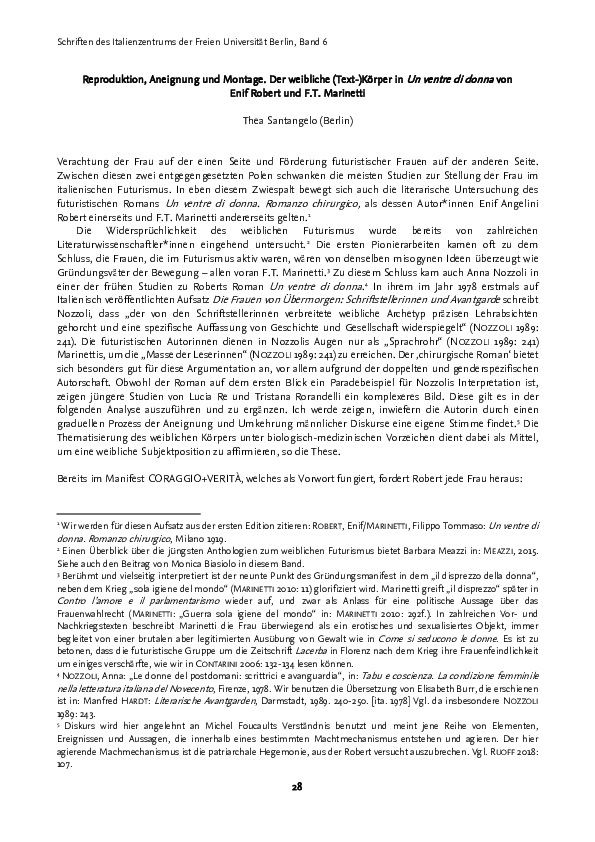 (PDF) Reproduktion, Aneignung und Montage - Der weibliche (Text-)Körper ...