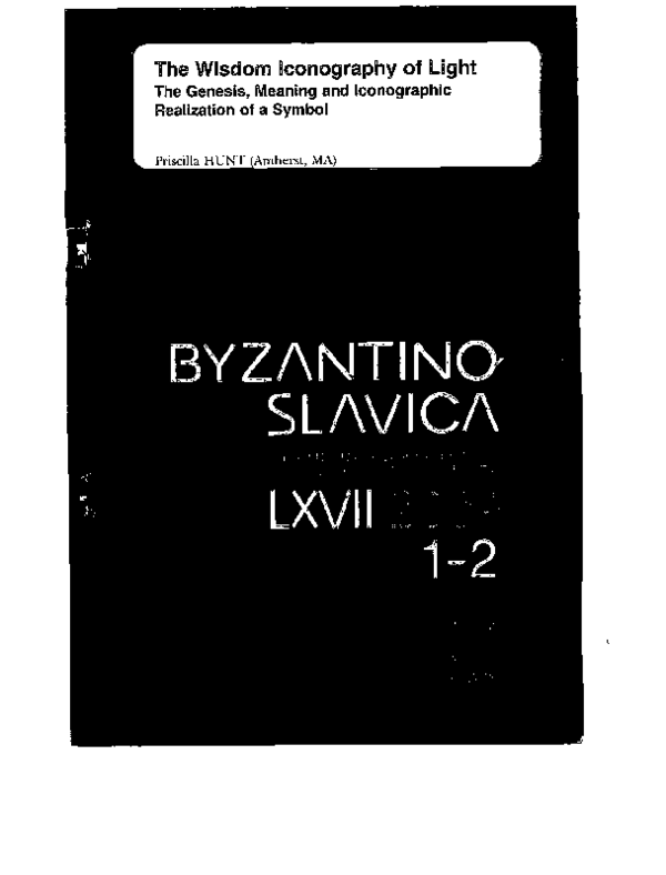 (PDF) The Wisdom Iconography of Light: The Genesis, Meaning and ...