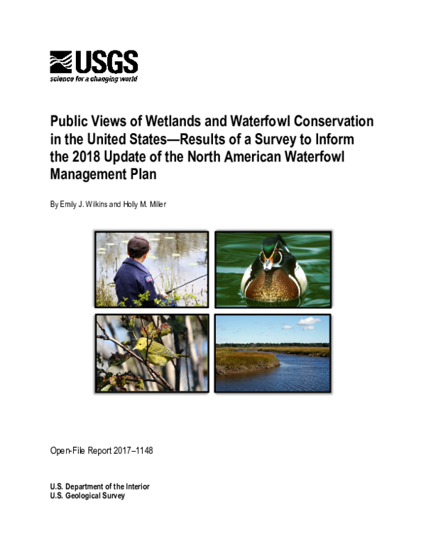 (PDF) Public views of wetlands and waterfowl conservation in the United ...