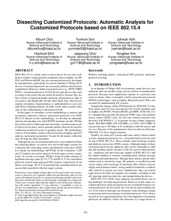 (PDF) Dissecting Customized Protocols