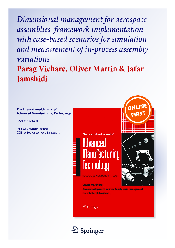 (PDF) Dimensional management for aerospace assemblies: framework ...