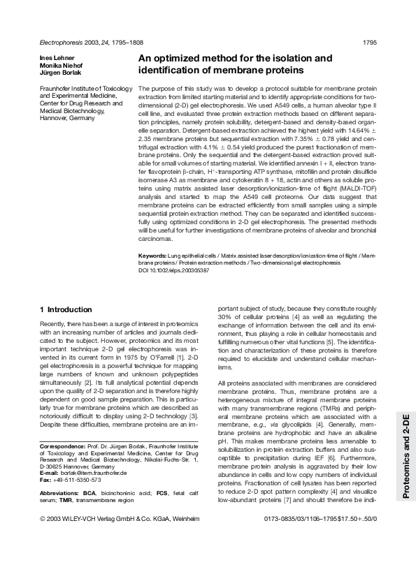 (PDF) An optimized method for the isolation and identification of ...