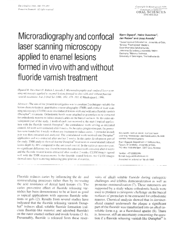 (PDF) Microradiography and confocal laser scanning microscopy applied ...