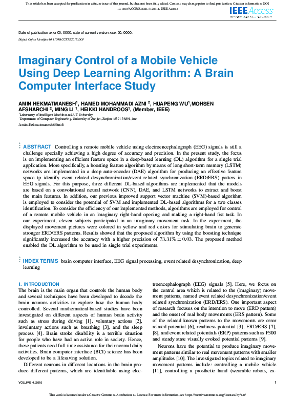 (PDF) Imaginary Control of a Mobile Vehicle Using Deep Learning Algorithm: A Brain Computer ...