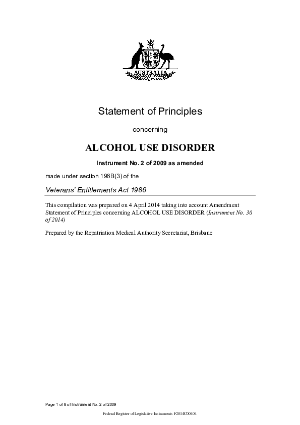 (PDF) Alcohol Use Disorder