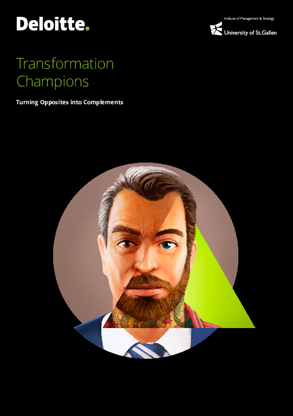 (PDF) Transformation Champions - Turning Opposites into Complements