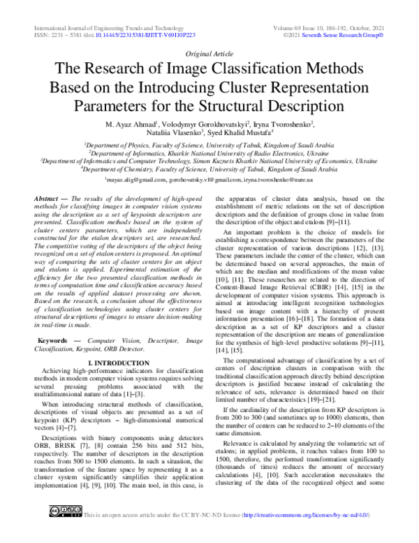 (PDF) The Research of Image Classification Methods Based on the Introducing Cluster ...