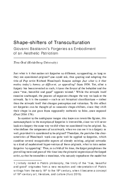 (PDF) Shape-shifters of Transculturation
