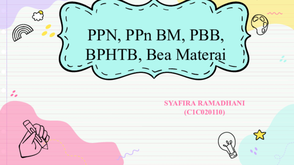 (PPT) Tugas Pajak 13. PPN, PPn BM, PBB, BPHTB, Bea Materai | Syafira Ramadhani - Academia.edu