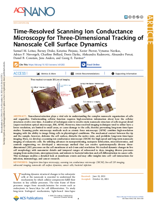 (PDF) Time-Resolved Scanning Ion Conductance Microscopy for Three-Dimensional Tracking of ...