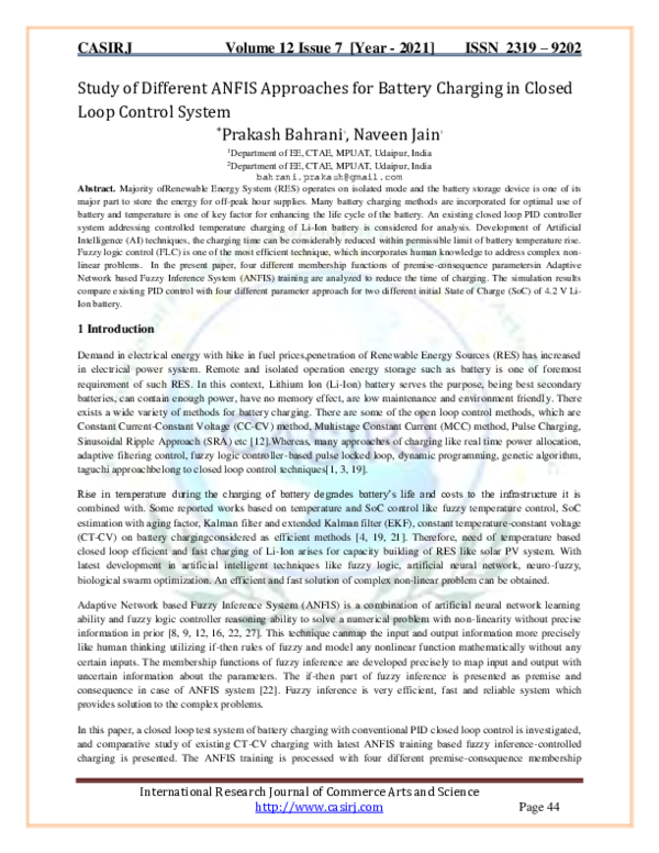 (PDF) Study of Different ANFIS Approaches for Battery Charging in ...