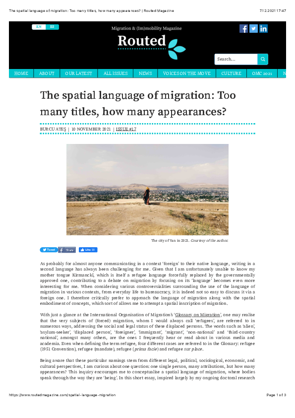 (PDF) The Spatial Language of Migration: Too many titles, how many ...