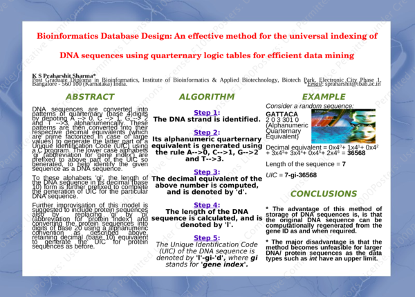 (PDF) Bioinformatics database design: an effective method for the universal indexing of DNA ...