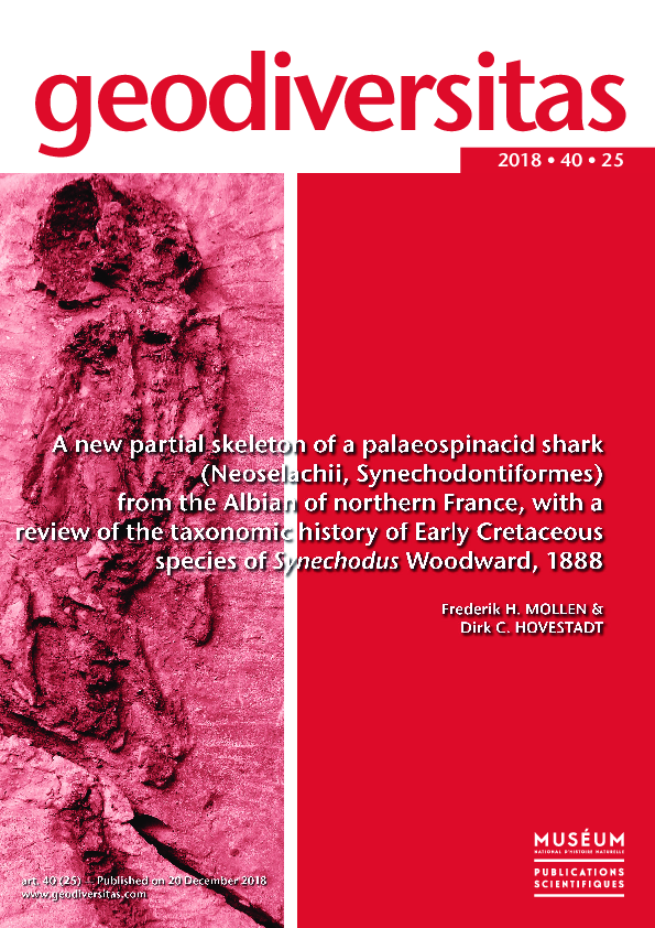 (PDF) A new partial skeleton of a palaeospinacid shark (Neoselachii ...