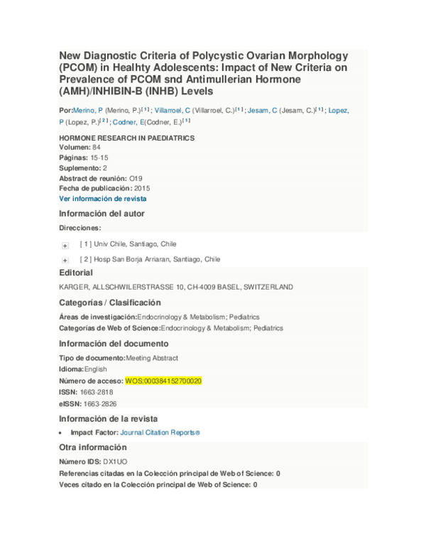 (PDF) New Diagnostic Criteria of Polycystic Ovarian Morphology (PCOM ...