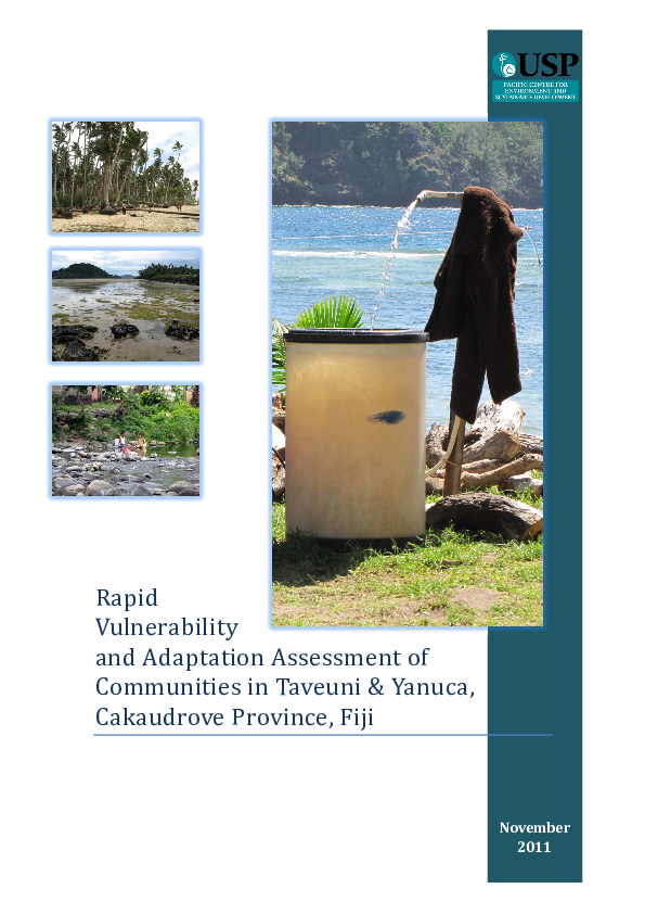 (PDF) Rapid vulnerability and adaptation assessment of communities in ...