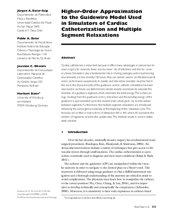 (PDF) Higher-Order Approximation to the Guidewire Model Used in ...