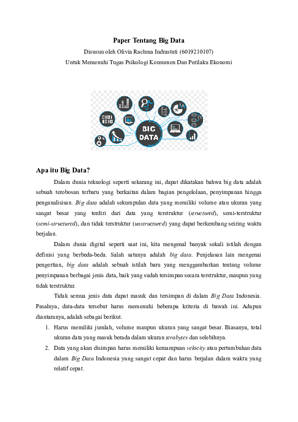 (PDF) Paper Tentang Big Data