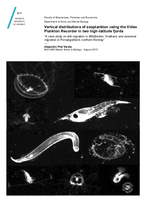 (PDF) Vertical distributions of zooplankton using the Video Plankton ...