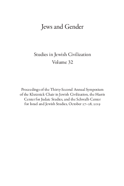 (PDF) Chasidism and Gender through a New Reading of a Feminist Story of ...