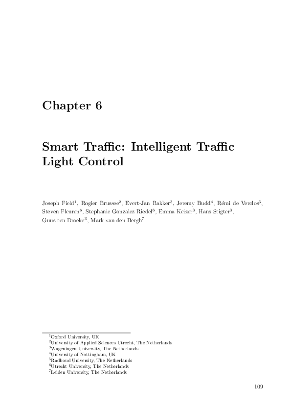 (PDF) Smart Traffic: Intelligent Traffic Light Control