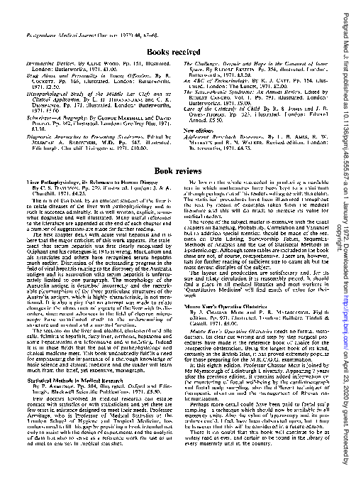 (PDF) Statistical methods in medical research