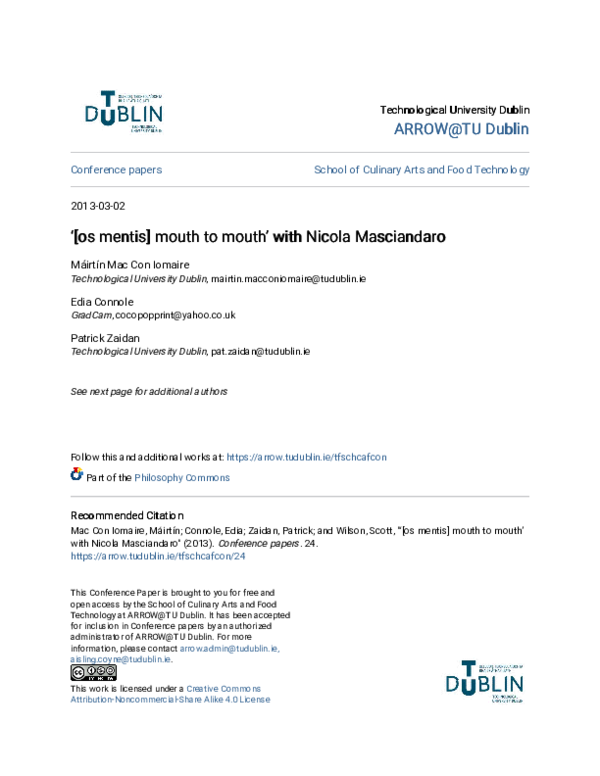 (PDF) '[os mentis] mouth to mouth' with Nicola Masciandaro