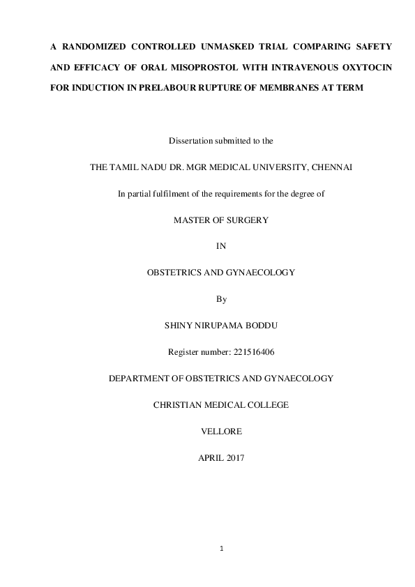 (PDF) A Randomized Controlled Unmasked Trial Comparing Safety and ...