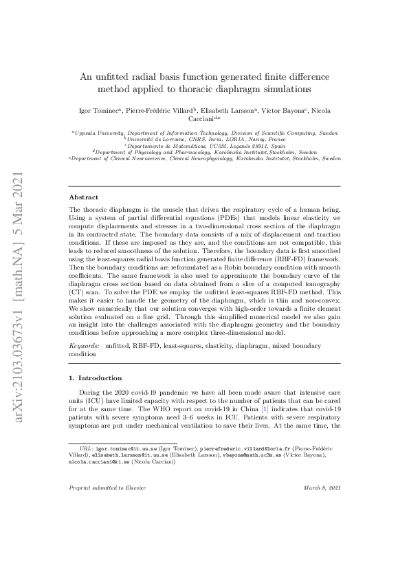 (PDF) An unfitted radial basis function generated finite difference ...