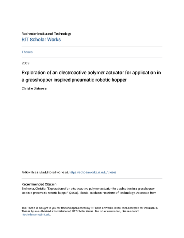 (PDF) Exploration of an electroactive polymer actuator for application in a grasshopper inspired ...