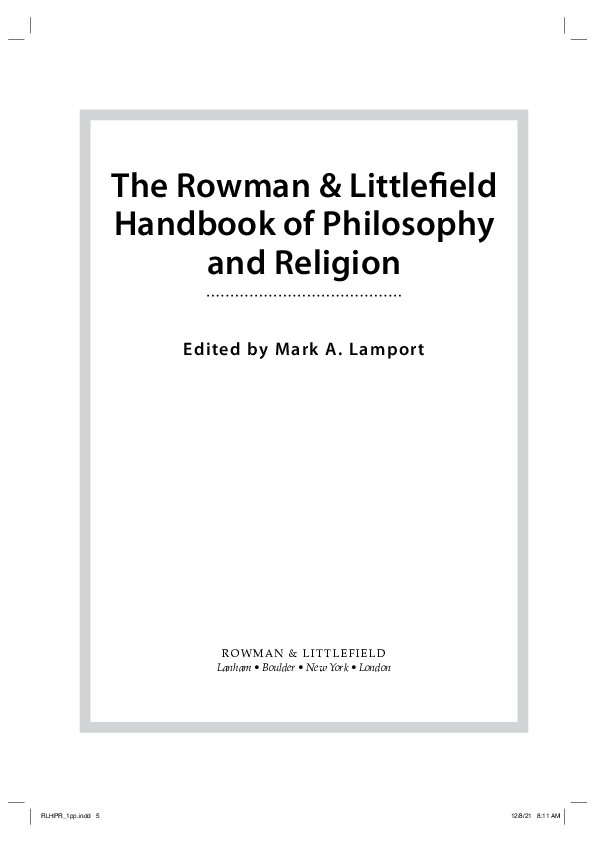 (PDF) Faith and Reason