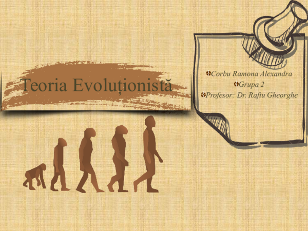 (PPT) Teoria Evolutionista