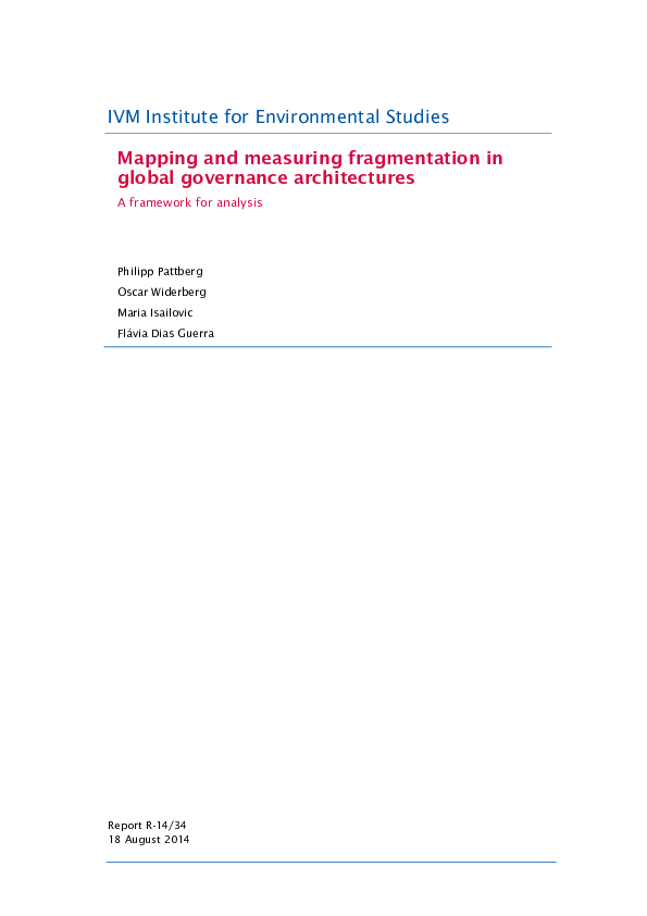 (PDF) Mapping and Measuring Fragmentation in Global Governance ...