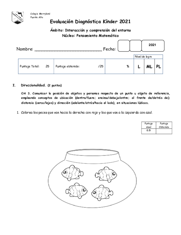 Pdf Evaluación Diagnóstica Kínder 2021 Ámbito Interacción Y 8905