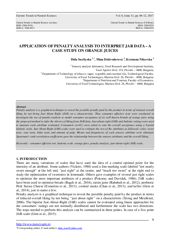 (PDF) Application of Penalty Analysis to Interpret Jar Data – a Case ...